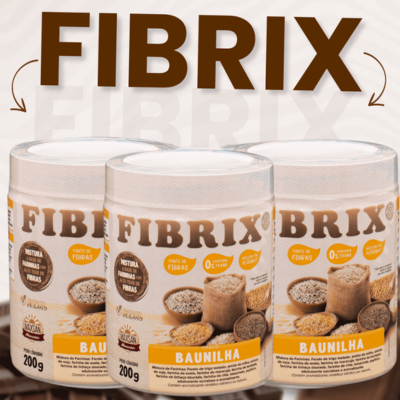 Kit 3x Fibrix Regulador Intestinal com Sabor de Baunilha 200g | Shopee ...