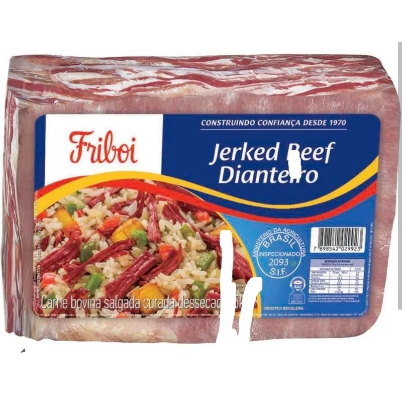 Jerked Beef Friboi Dianteiro Pacote com 5kg | Shopee Brasil