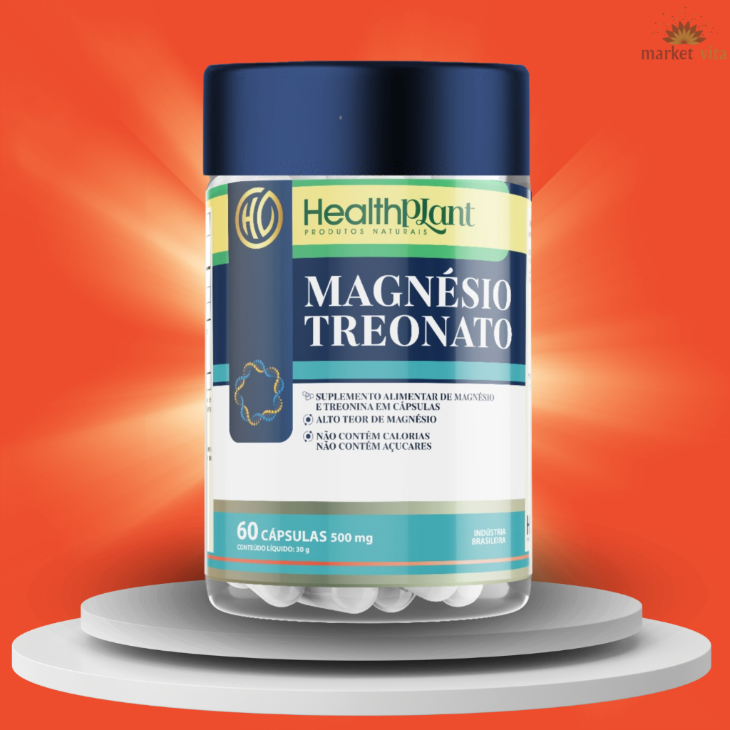 Treonato de Magnésio 60 Cápsulas Matéria Prima Importada ( Magnésio L-Treonato ) | Shopee Brasil