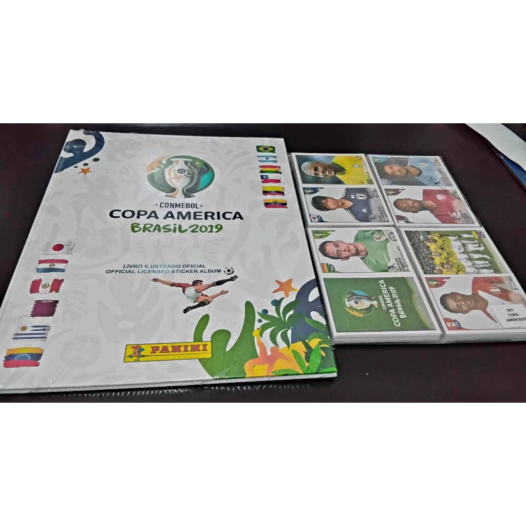Album Copa América 2019 Completo Com todas Figurinhas para colar ...