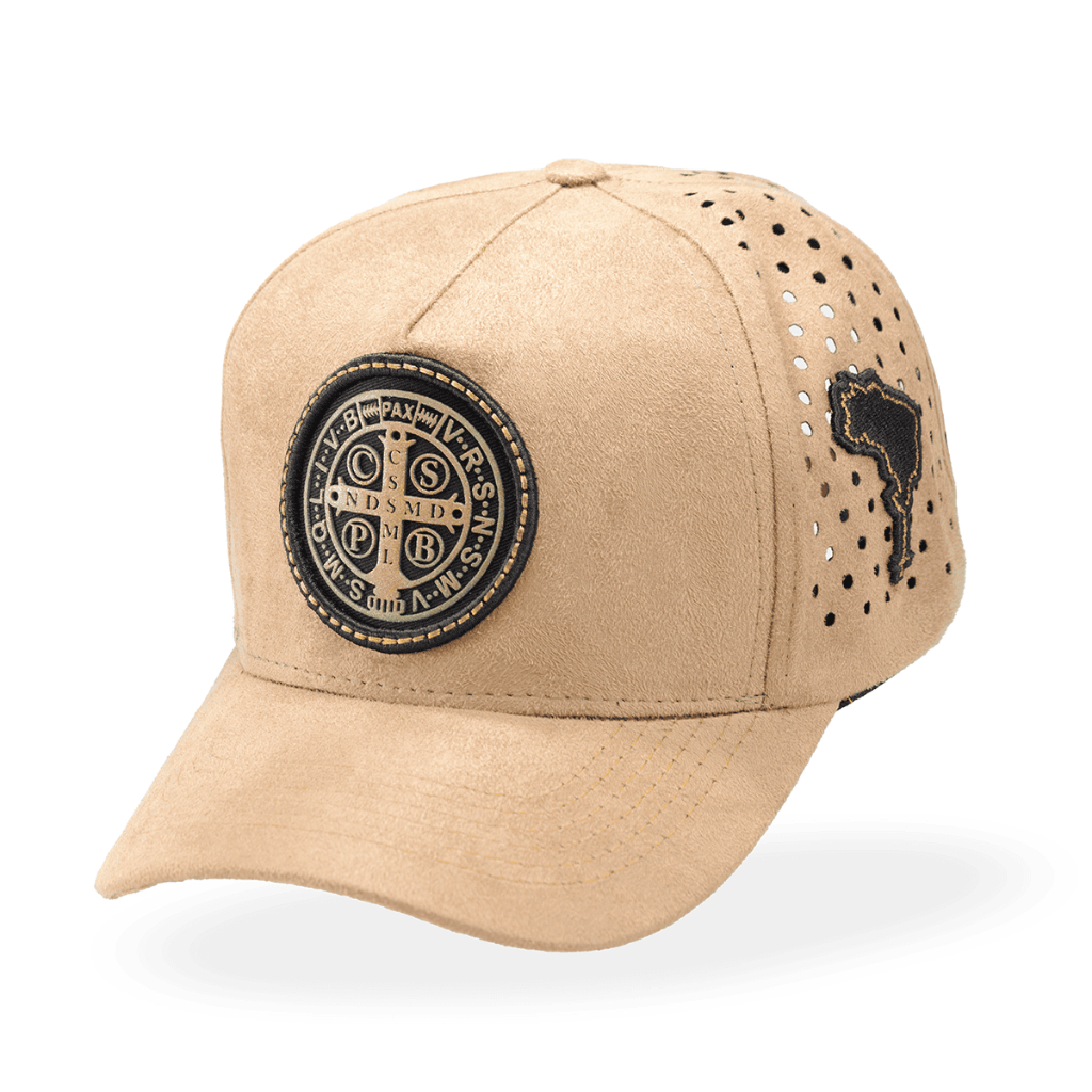 Boné Feminino e Masculino São Bento Fitão Snapback Perfurado Camurça ...