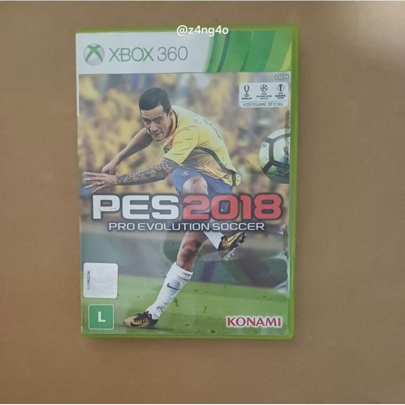 Pes 2018 (xbox 360/Original) | Shopee Brasil