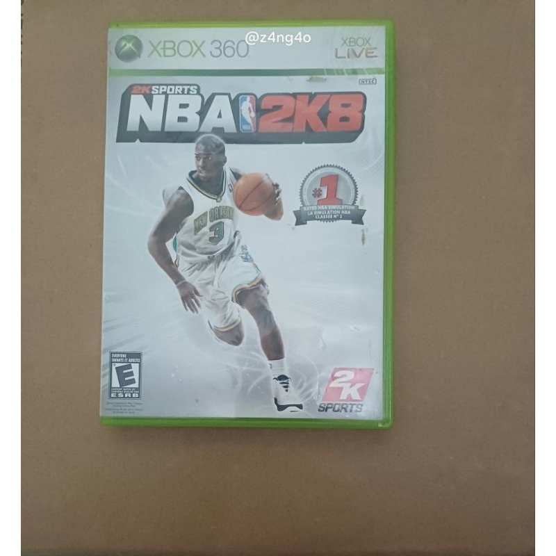 NBA 2k8 (xbox 360/Original) | Shopee Brasil