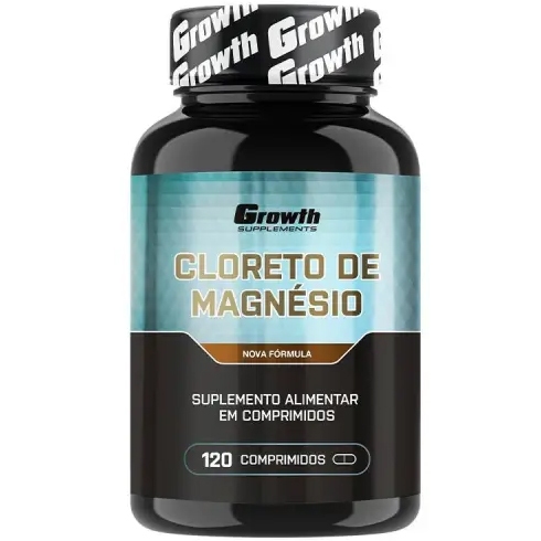 Cloreto de Magnésio - 120 Comprimidos - Growth Supplements | Shopee Brasil