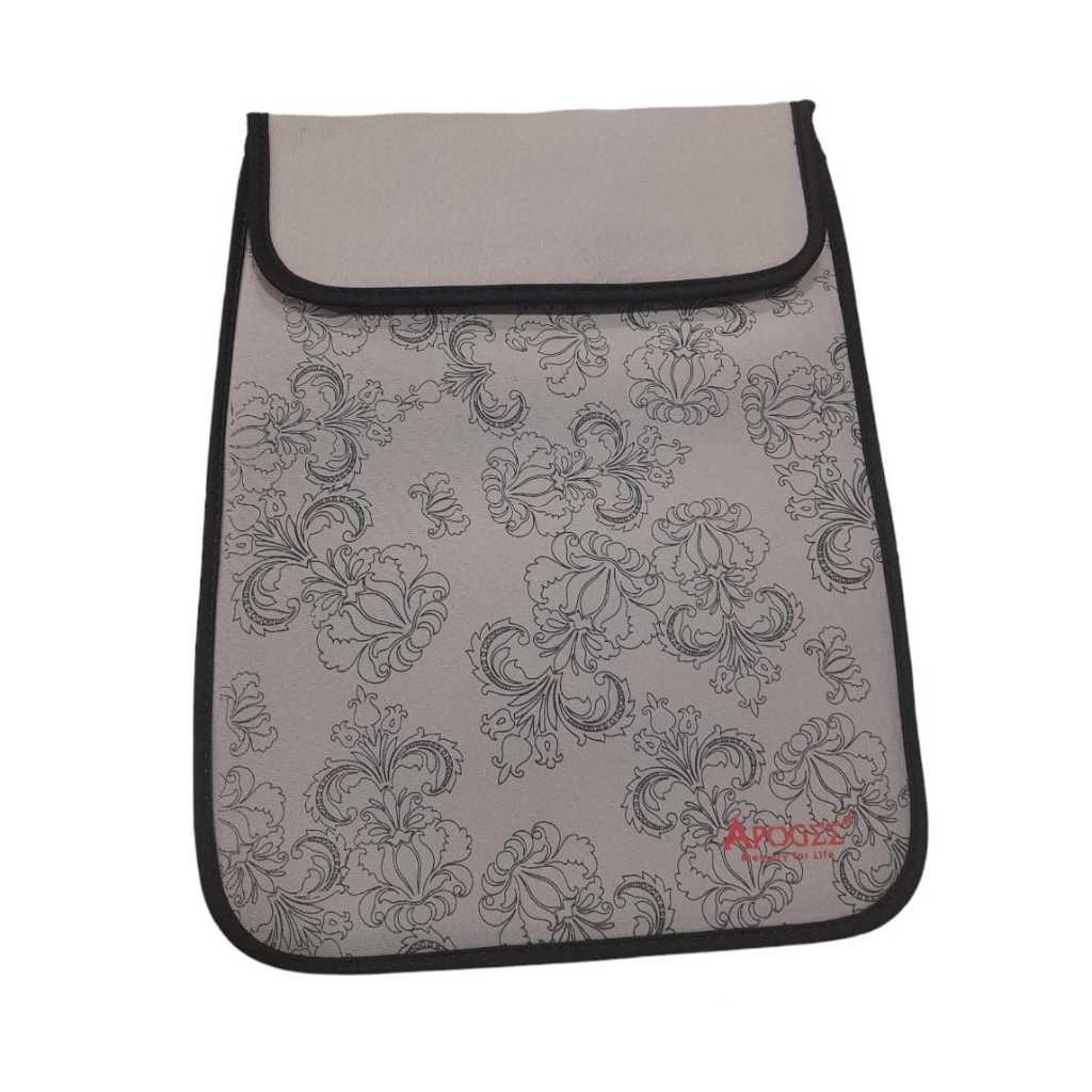 Capa Para Notebook 15 Cinza C/flores Pretas | Shopee Brasil