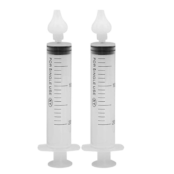 Seringa Lavagem Nasal Infantil e Adulto 10mL - Bico de Silicone ...
