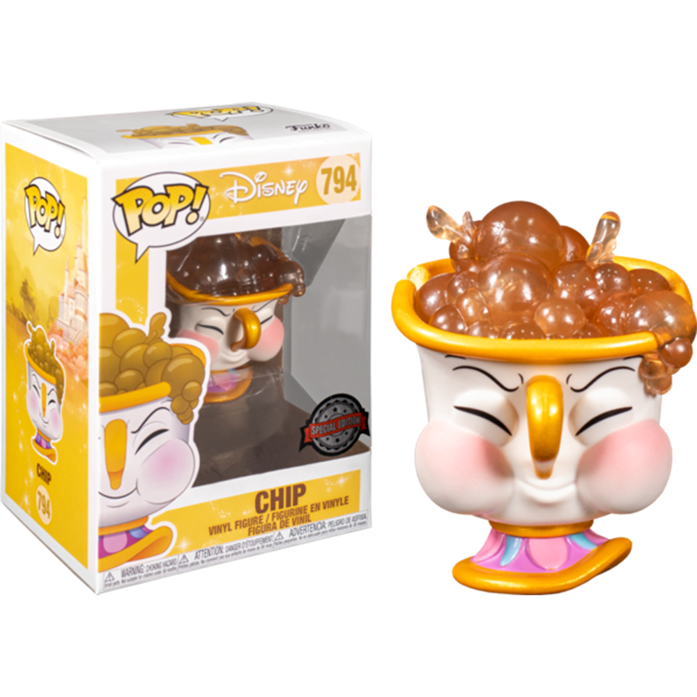 Funko Pop! Chip A Bela e a Fera Exclusivo Disney 794 | Shopee Brasil