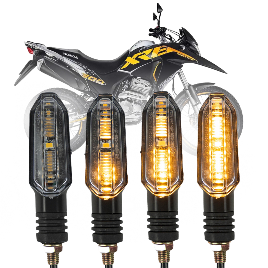 4 Pisca Seta Cb 300 Xre 2009 2010 2011 A 2014 Sequencial | Shopee Brasil
