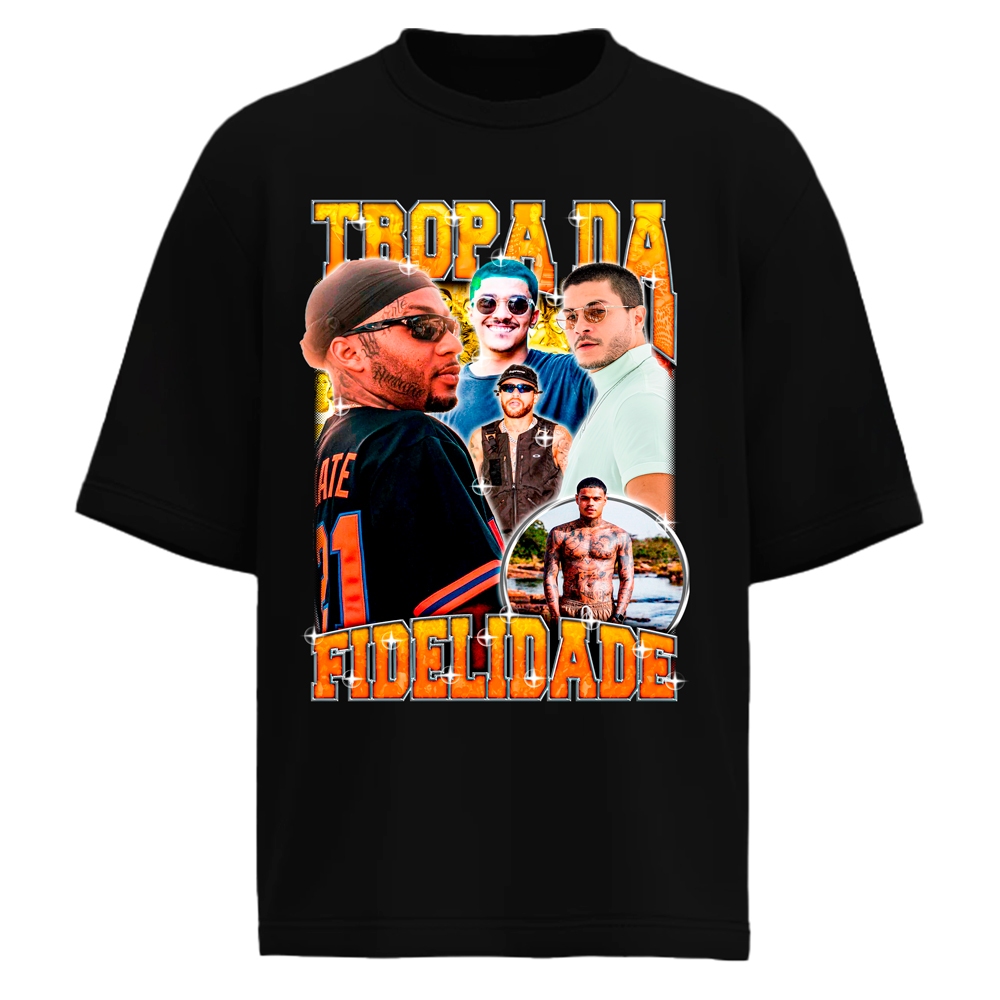 CAMISETA OVERSIZED MEME TROPA DA FIDELIDADE LANÇAMENTO OFERTA | Shopee ...