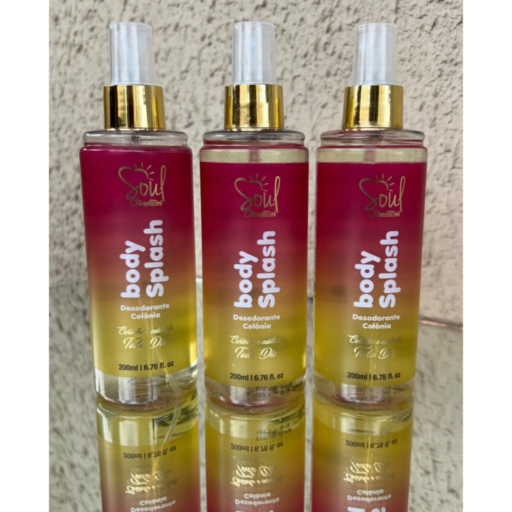 Body Splash Desodorante Colônia - Soul Cosméticos 200ml | Shopee Brasil