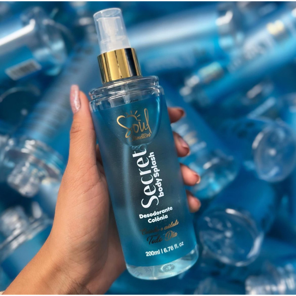 Body Splash Desodorante Colônia Secret Soul Cosméticos 200ml | Shopee ...
