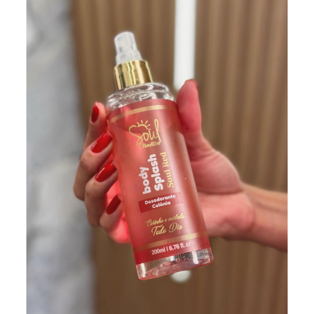 Body Splash Red Desodorante Colonia - Soul Cosmeticos 200ml | Shopee Brasil