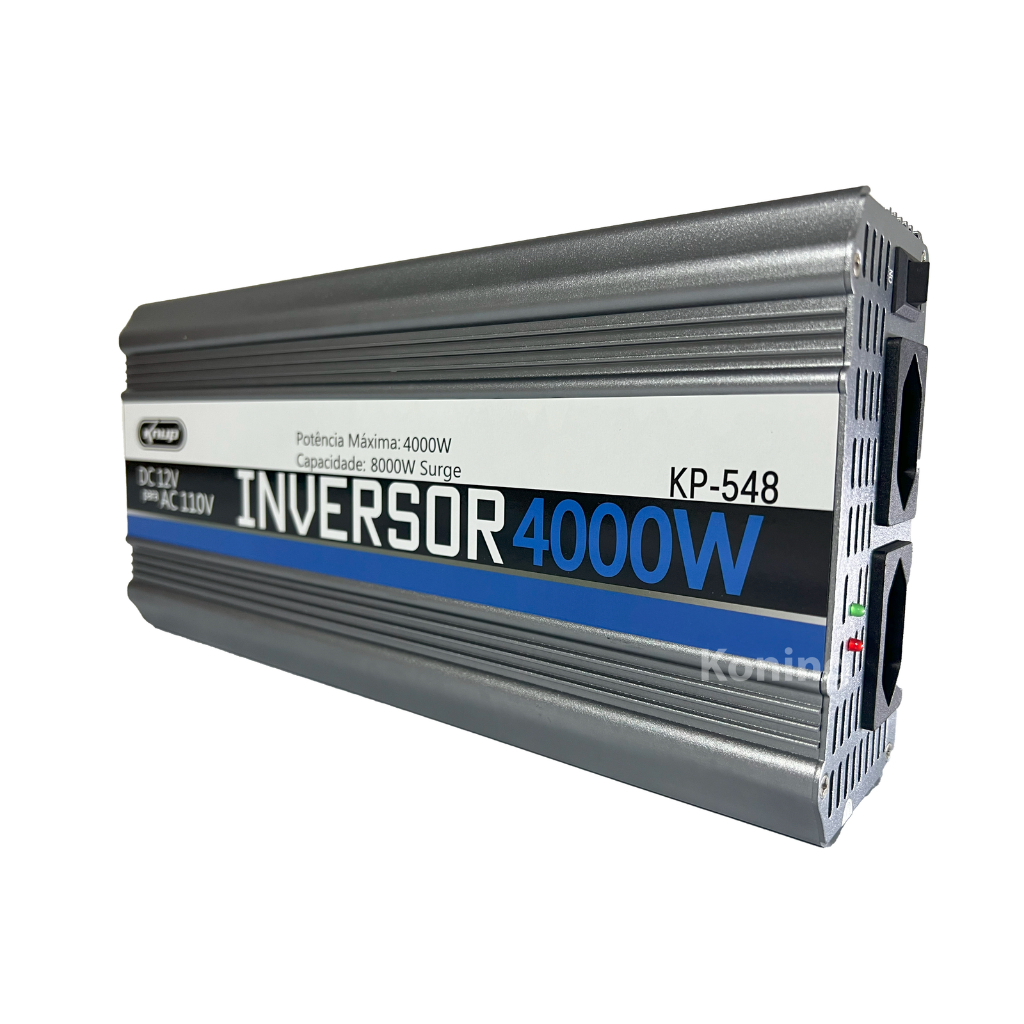 Inversor De Tensão 12v 110v 4000w Conversor Transformador | Shopee Brasil