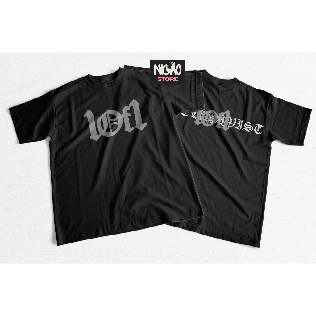 Camiseta 1OF1 Cinza Camisa Streetwear Unissex Estilo Rua Envio Rápido ...