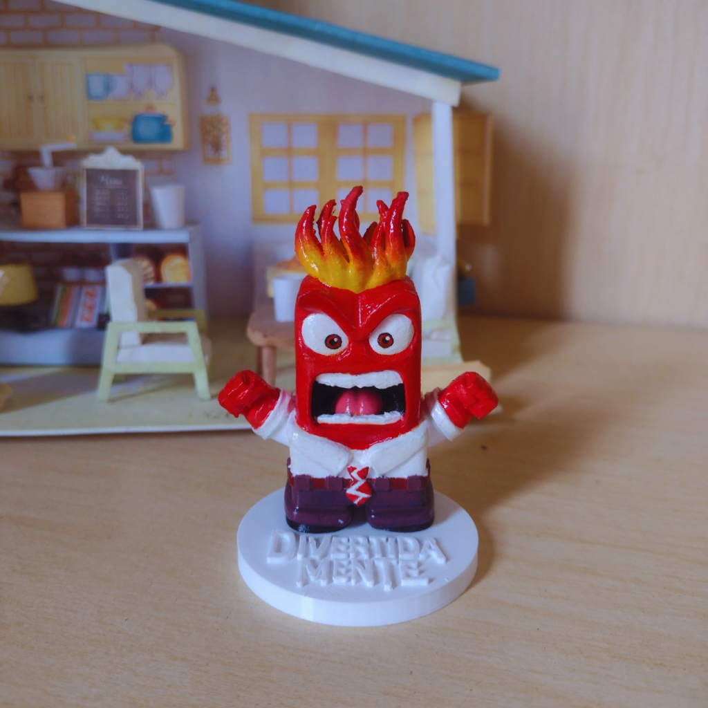Divertidamente - Raiva/ Inside Out - Anger - Boneco Colecionável ...