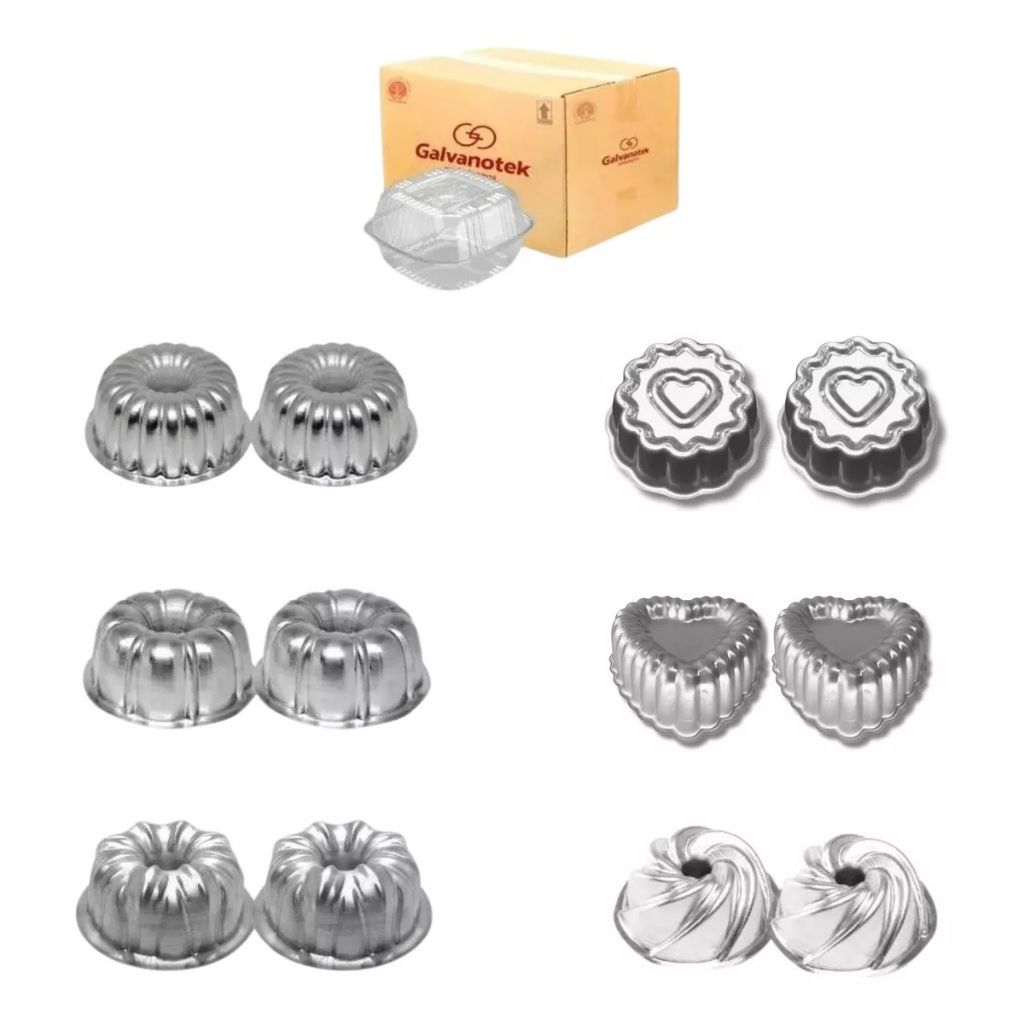 Kit De Formas Para Mini Bolo 13cm + 50 Unidades Embalagem Ga-12 ...