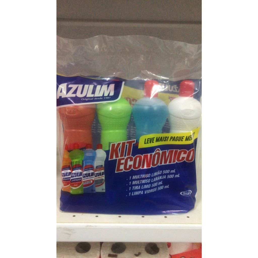 Kit Economico Azulim 4un de 500ml cada | Shopee Brasil