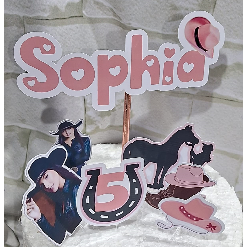 Topo Topper de Bolo da Ana Castela Decoração Confeitaria Festa | Shopee ...