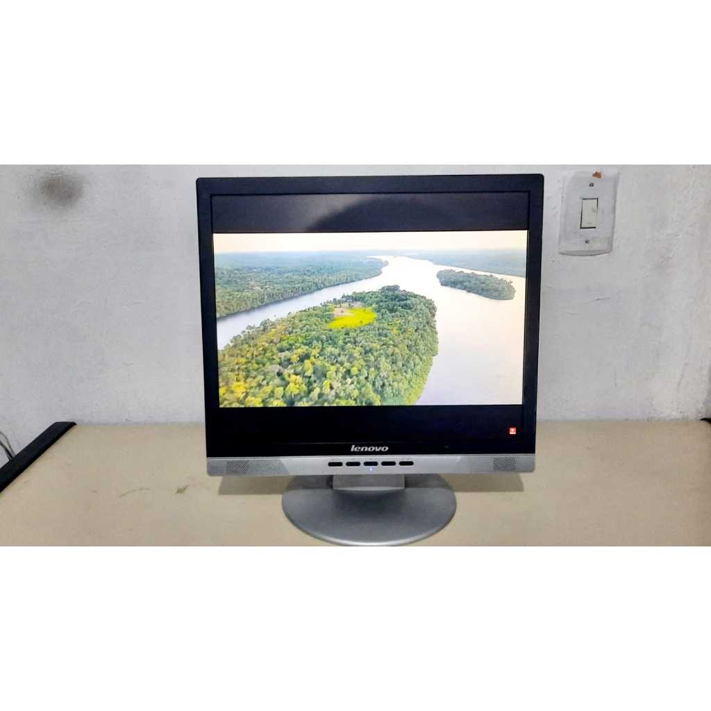 Monitor 17 Polegadas Lenovo 712sa Lcd Quadrado | Shopee Brasil
