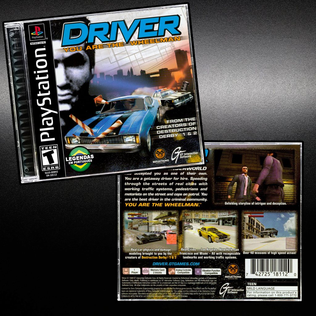 DRIVER em Português PS1 By XGAMELIVE | Shopee Brasil