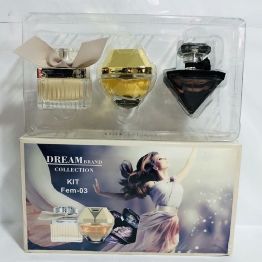 Kit Feminino Perfume Dream Collection 3 Perfumes Kit 03 | Shopee Brasil
