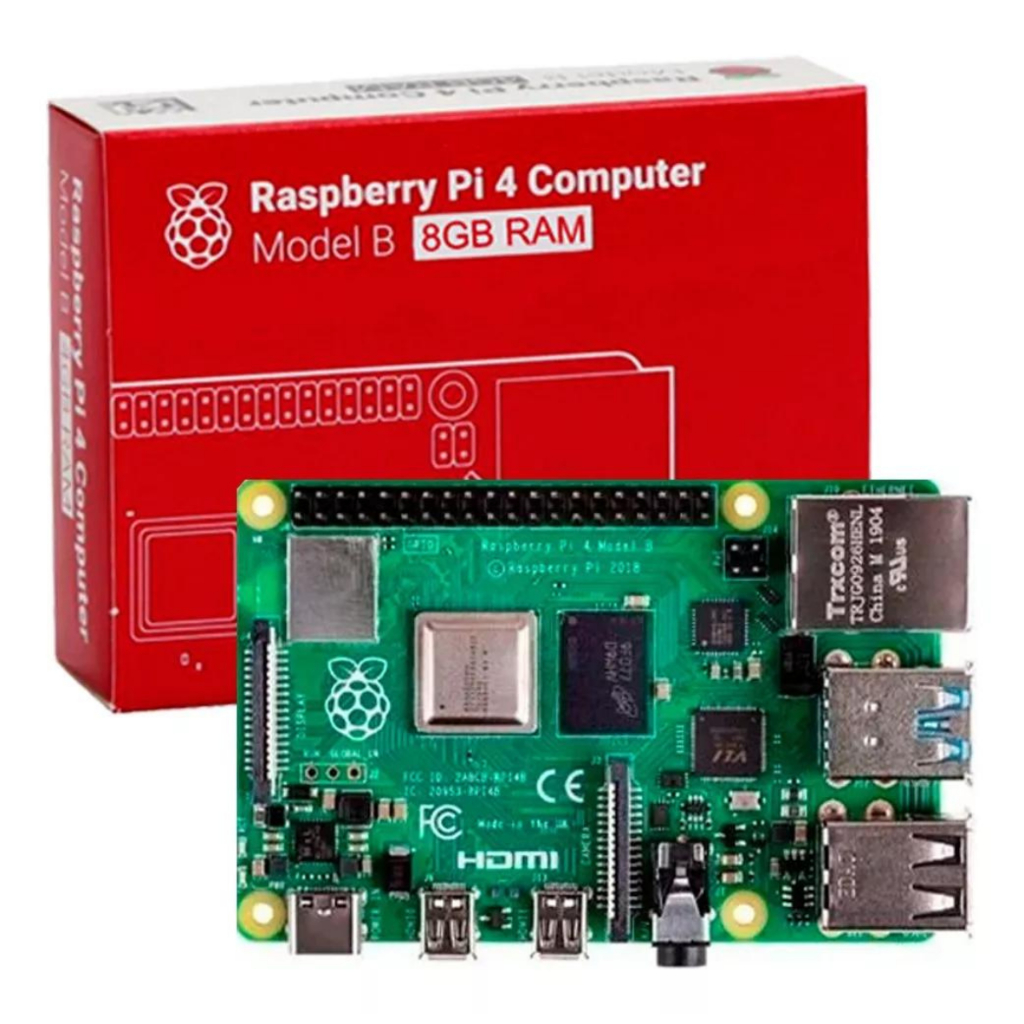 Raspberry Pi 4 Pi4 Model B 8gb Lpddr4 Ram Ddr4 64-bit | Shopee Brasil