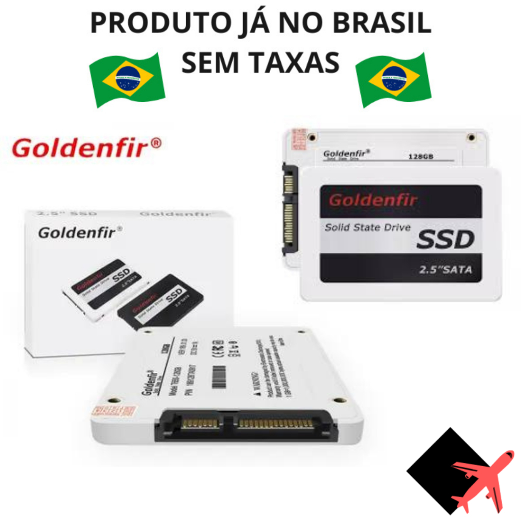 SSD SATA 3 GOLDENFIR 128GB ORIGINAL ENVIO RAPIDO! | Shopee Brasil