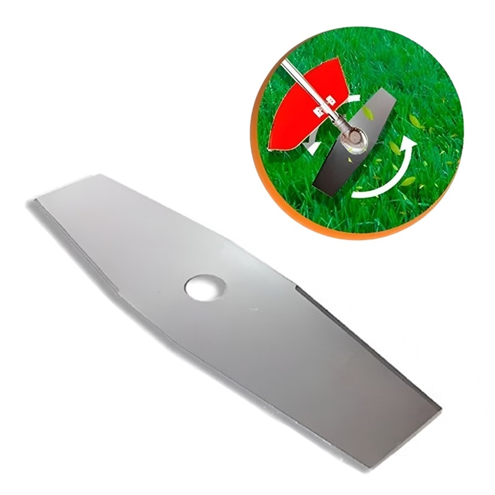 Faca P/ Rocadeira Stihl 2 Pontas Furo 20mm Tamanho 330mm 2mm | Shopee Brasil