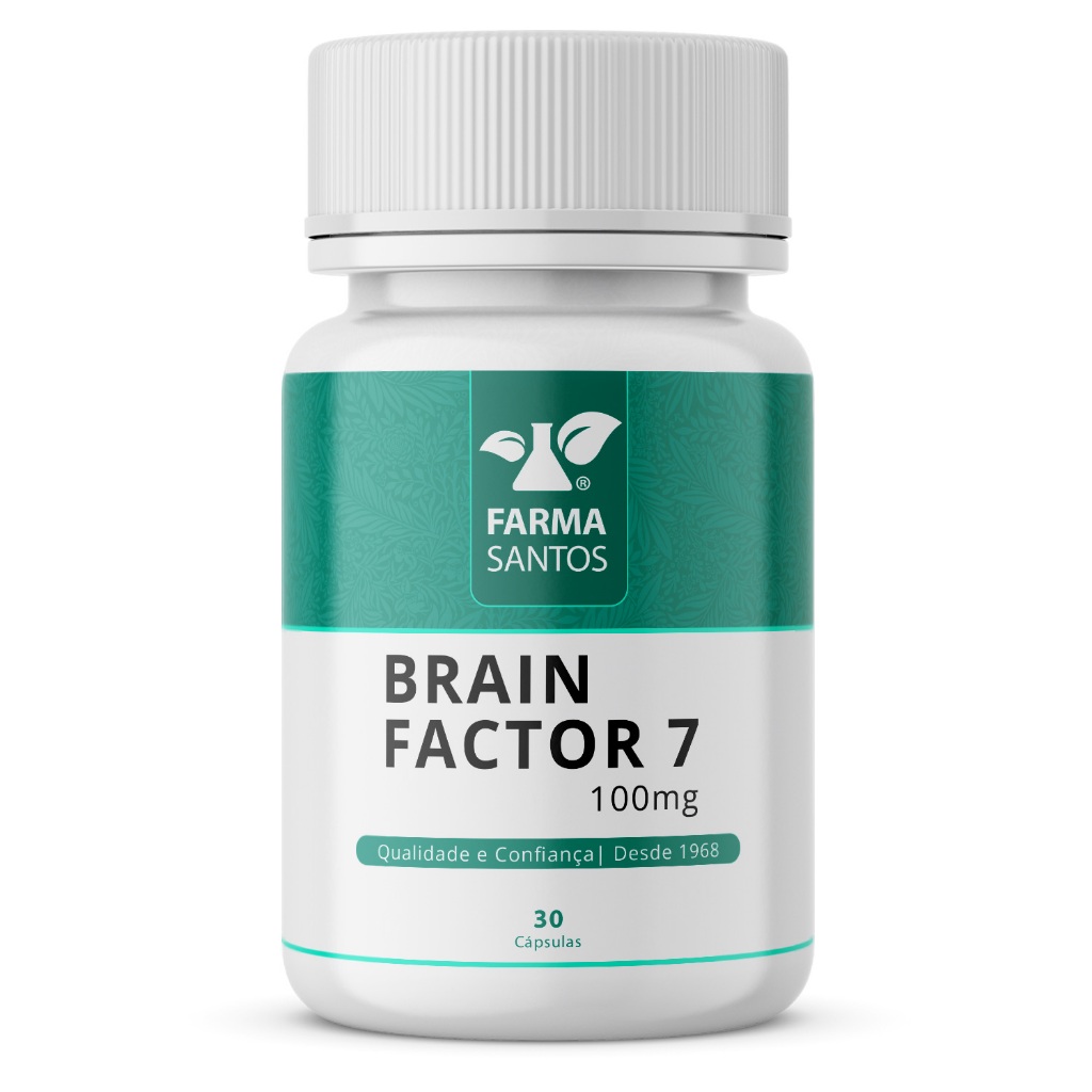 BRAIN FACTOR 7 100mg 30 Cápsulas | Shopee Brasil