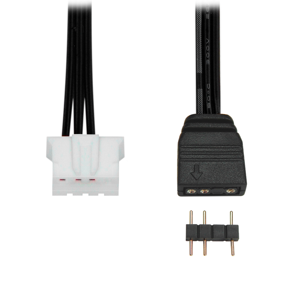 Adaptador 4 Pinos Led1/Led2 Compatível com Controladoras 6 Pinos Para ...