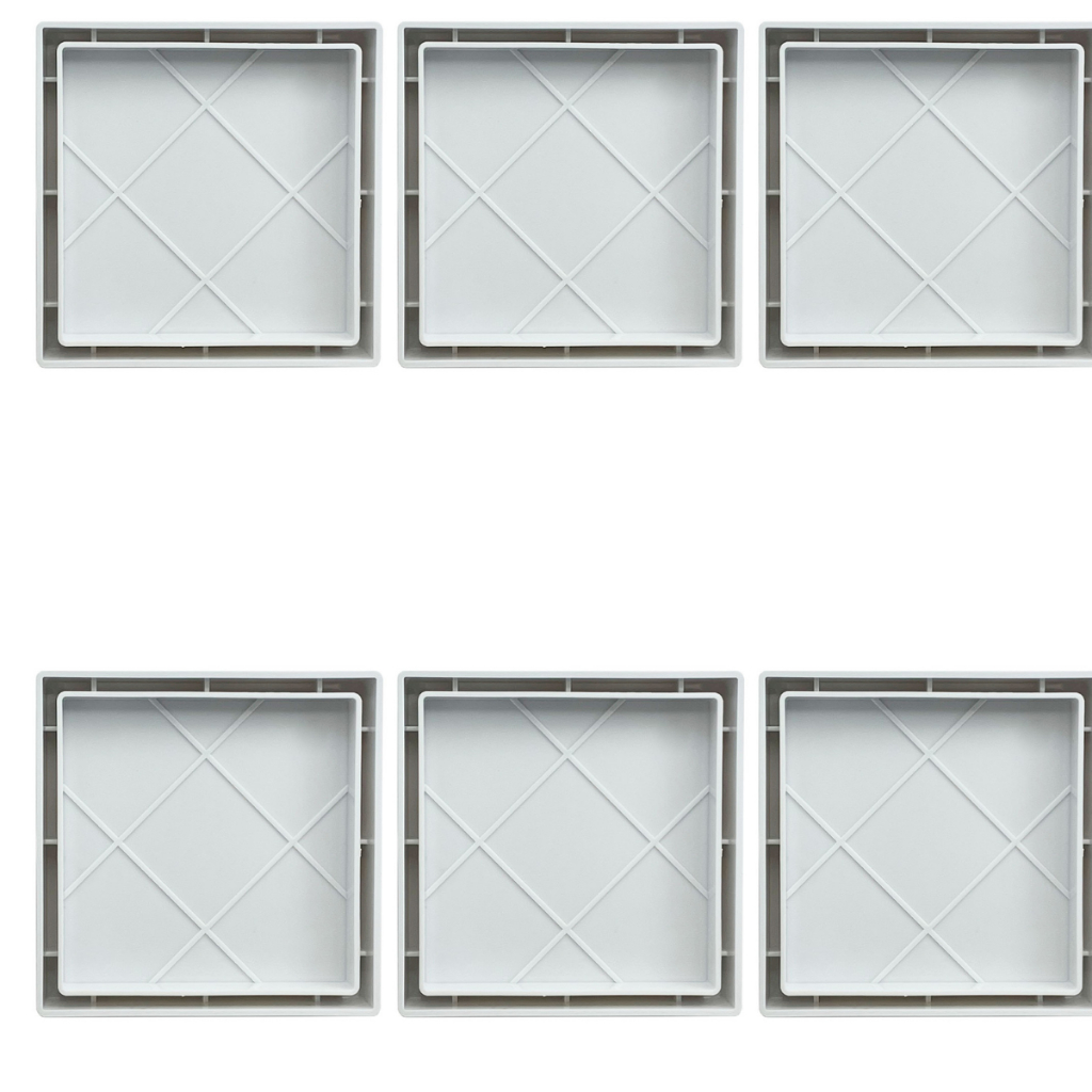 Kit 6 Ralo 10x10 Oculto Seca Piso/porcelanato Inteligente | Shopee Brasil