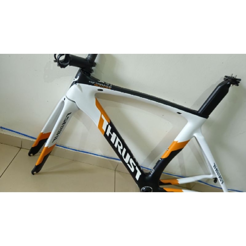 Quadro Completo Speed 48 (xs) Thrust Full Carbono | Shopee Brasil