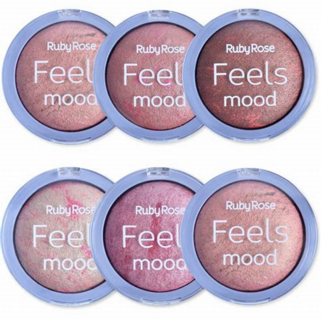 Blush Cintilante Feels Mood cor 5 - Ruby Rose | Shopee Brasil