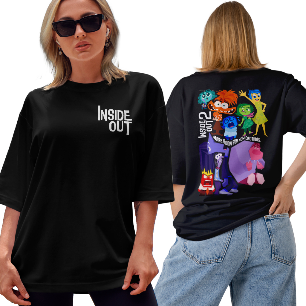 Camiseta Camisa Algodao Inside Out 2 Divertidamente Emoções | Shopee Brasil