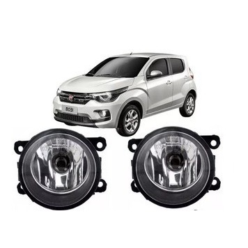 Par Farol Milha Fiat Mobi 2017 2018 2019 2020 2021 2022 Lente De Vidro | Shopee Brasil