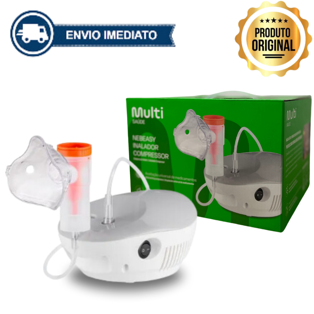 Nebulizador/Inalador Premium Compacto Nebeasy Envio Imediato | Shopee ...