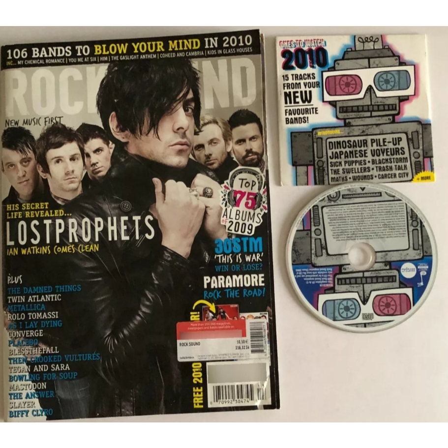 Revista Rock Sound +cd Lostprophets Metallica Slayer Placebo | Shopee ...