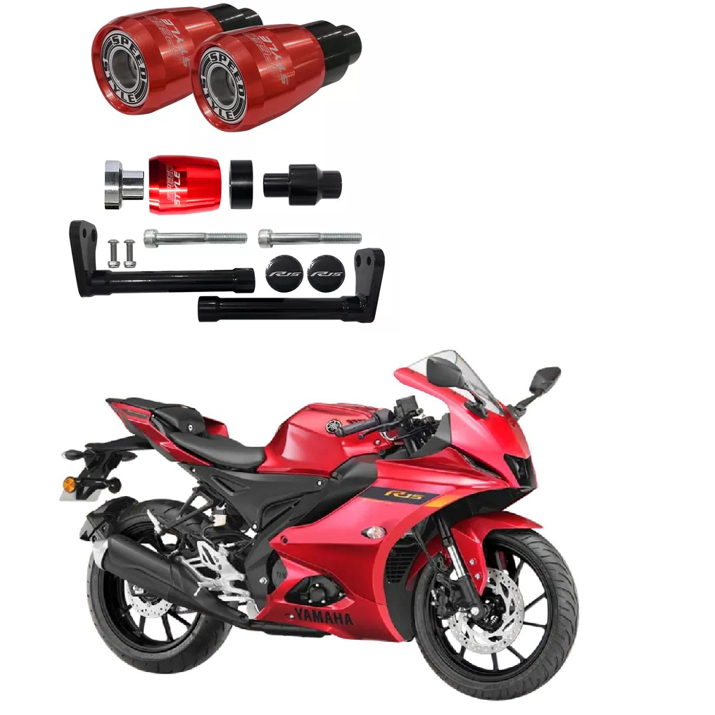 Slider Dianteiro Motor Carenagem Yamaha R15 R 15 Todas | Shopee Brasil