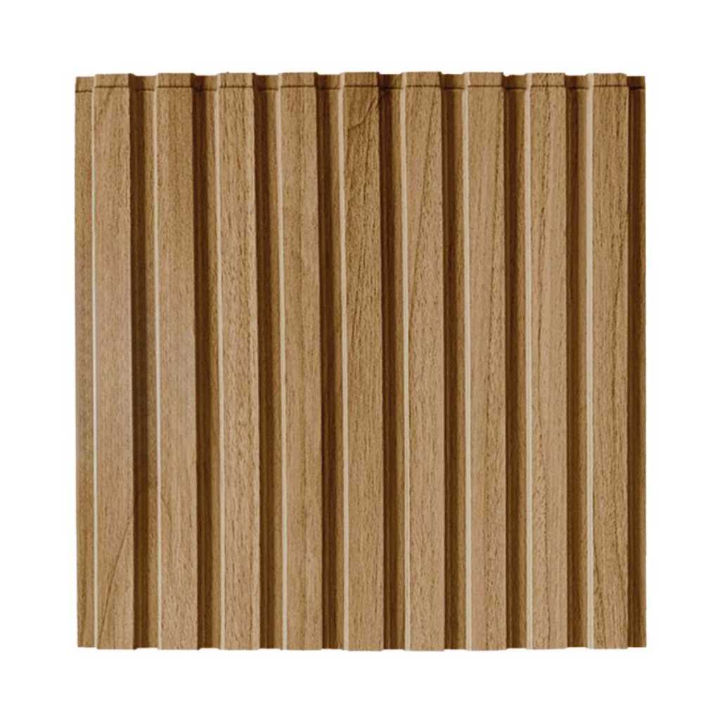 Kit 15 Placas 50cm x 50cm Modelo Pvc Ripado Efeito Madeira Natural 3d ...