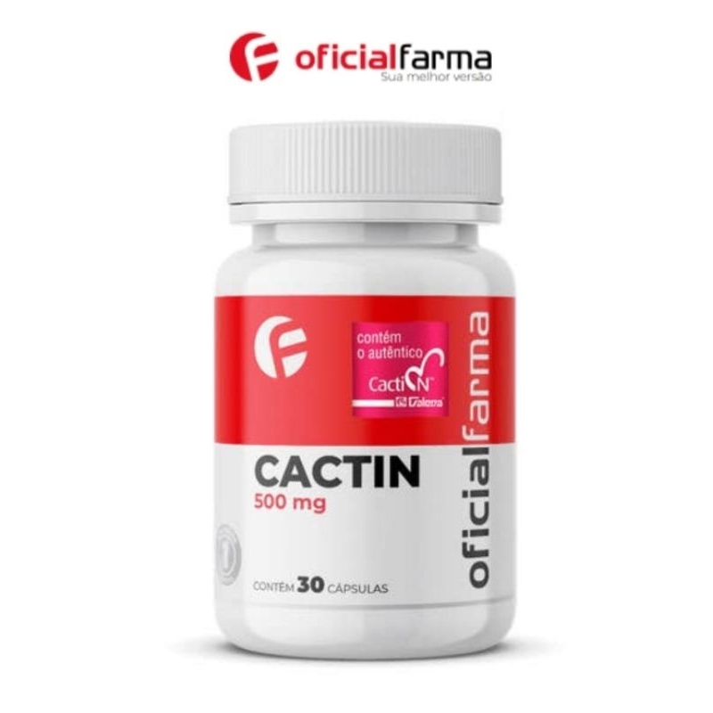 Cactin 500mg 30 Cápsulas - Oficial Farma | Shopee Brasil