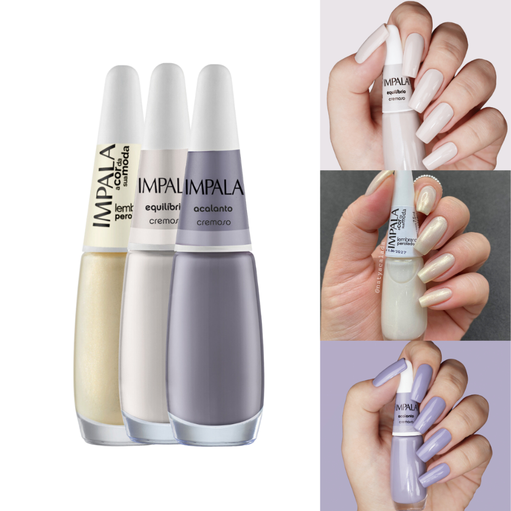 Impala Kit de Esmalte Impala Tons de Inverno A Cor da Sua Moda | Shopee ...