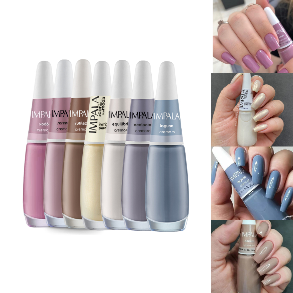 Impala Kit de Esmalte Impala Tons de Inverno A Cor da Sua Moda | Shopee ...