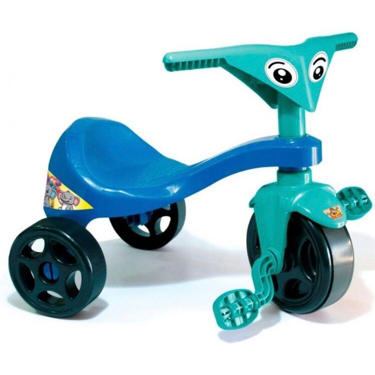 Velotrol Motoca Infantil Triciclo Omotokinha Azul | Shopee Brasil