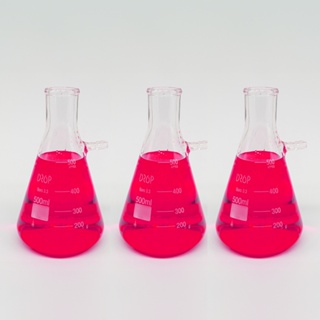 3x Kitassato Graduado Vidro Borossilicato Reforçado 500ml 3 unidades ...