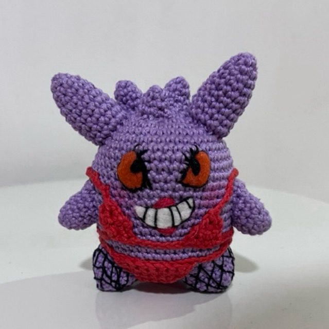 Amigurumi Pokemon Quengar | Shopee Brasil