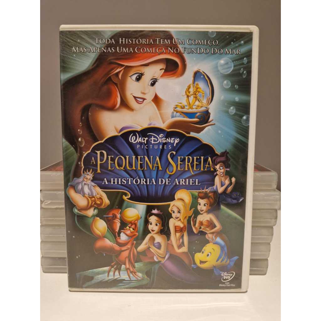 PEQUENA SEREIA - A HISTÓRIA DE ARIEL - DVD - Original | Shopee Brasil