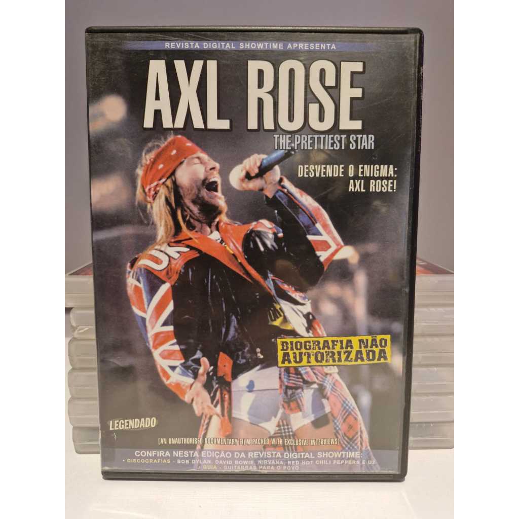 AXL ROSE - THE PRETTIEST STAR - BIOGRAFIA NÃO AUTORIZADA - DVD ...