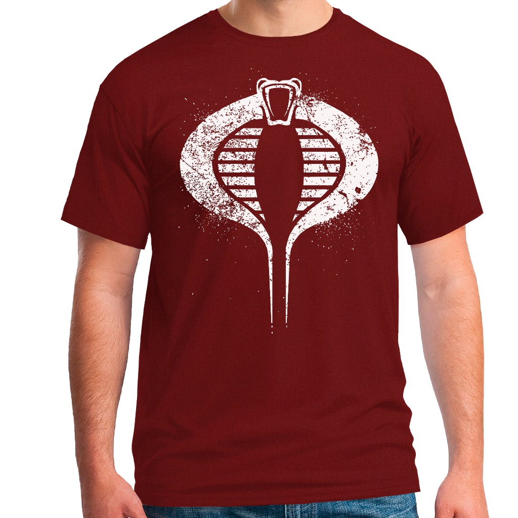 Camiseta Roupa Masculina Estampa Cobra Comando em Ação | Shopee Brasil