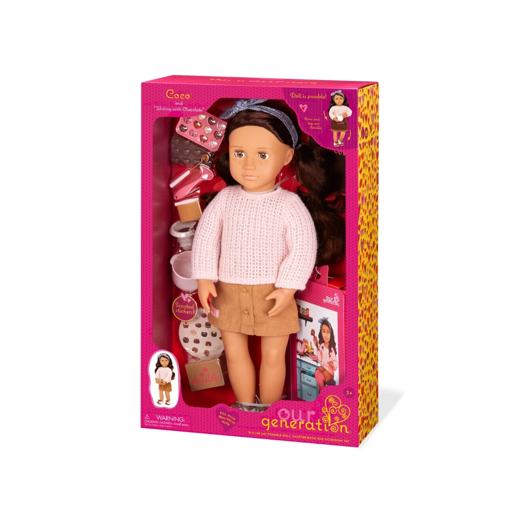 Boneca Our Generation Coco Confeiteira - Importada | Shopee Brasil