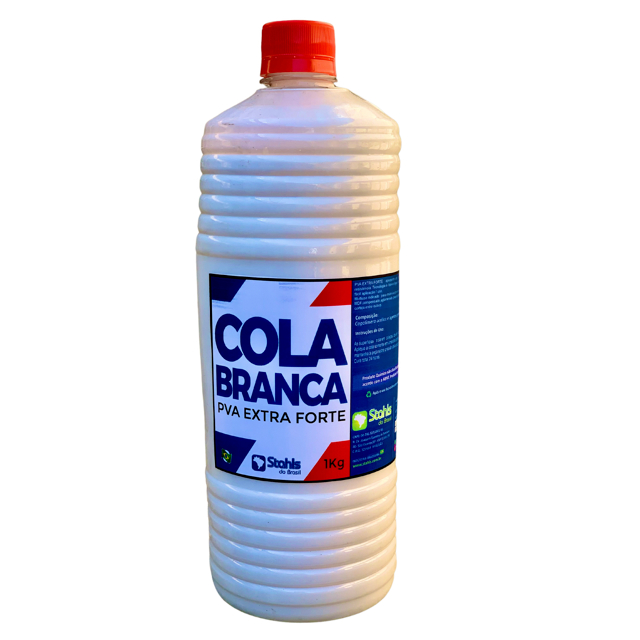 Cola Branca Líquida STAHLS® Extra Adesivo PVA 1KG | Shopee Brasil